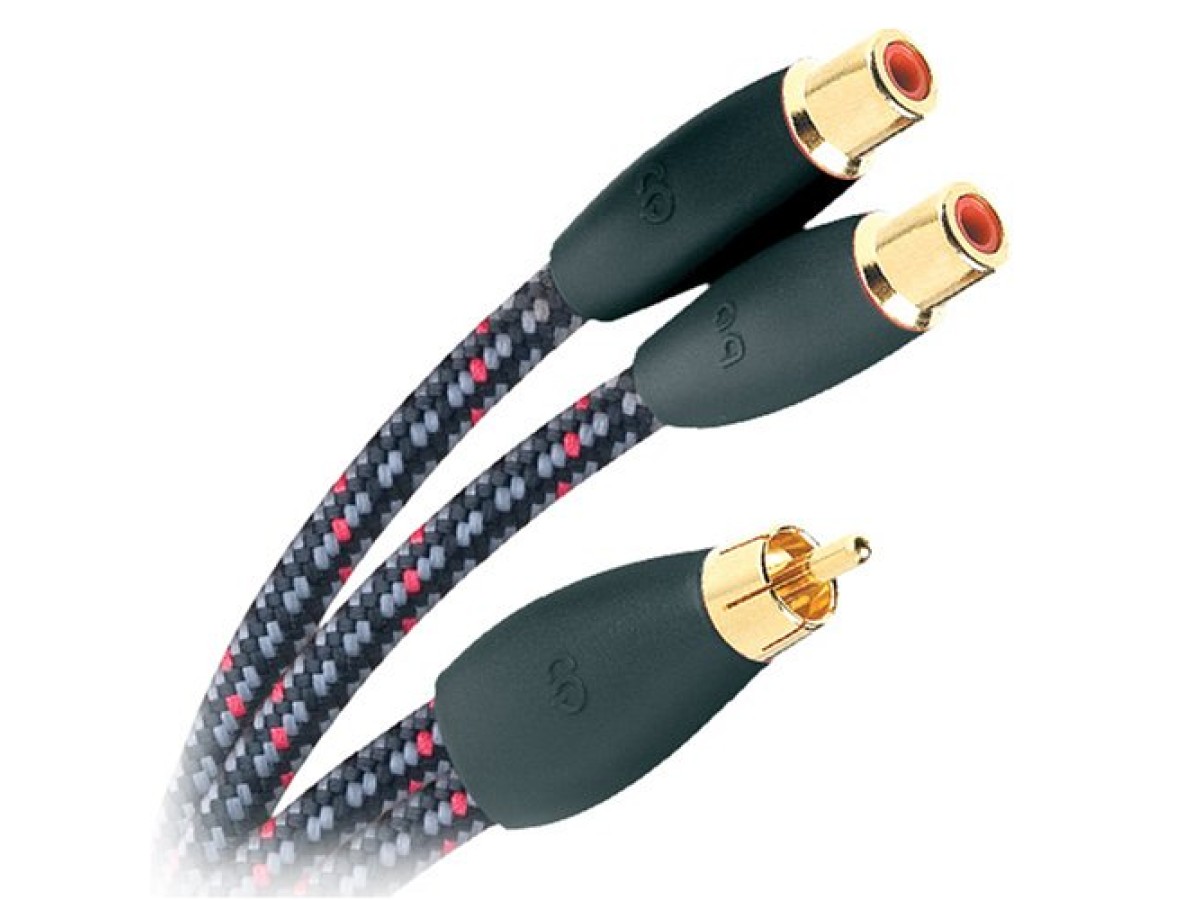 Audioquest FLX-X RCA Splitter - 1 Male to 2 Female